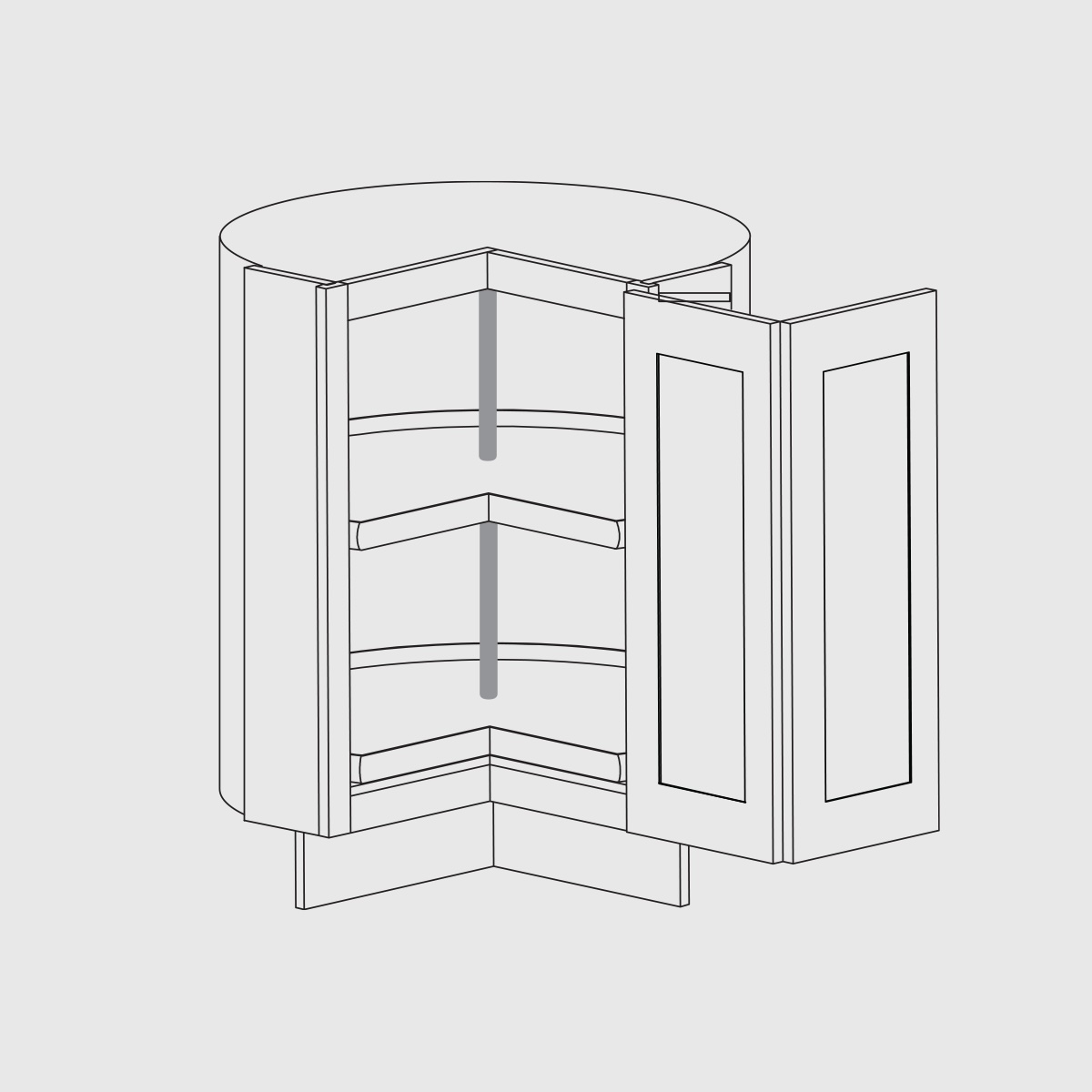 Base Corner Cabinet - Kitchen Cubes